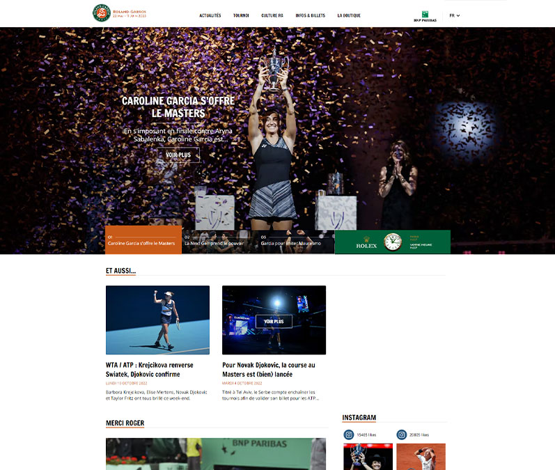 Roland garros - AJI Créative